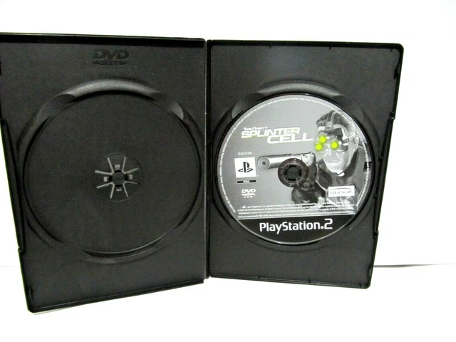 TOM CLANCY'S SPLINTER Cell Ps2 Game Playstation 2 Ubisoft Dvd Rom $43. ...