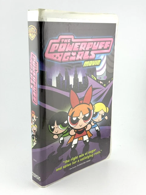 THE POWERPUFF GIRLS Movie (VHS, 2002, Clam Shell Packaging) with Bonus ...