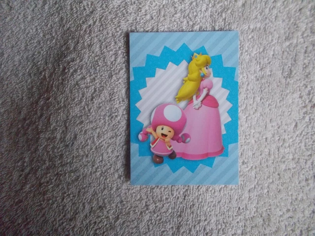 PANINI: SUPER MARIO 2022 "PRINCESS PEACH & TOADETTE" #111 Trading Card ...