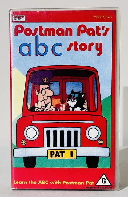 POSTMAN PAT’S ABC Story VHS Video Tape Vintage 1990 £14.63 - PicClick UK