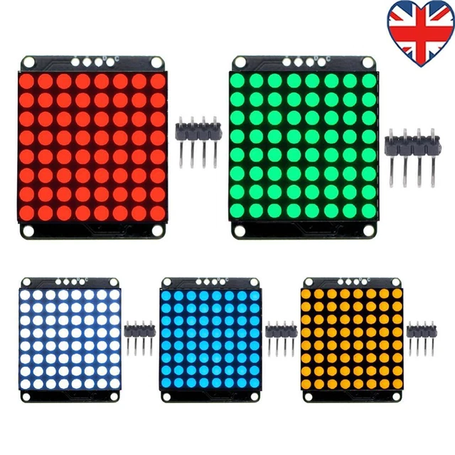 HT16K33 8X8 DOT Led Matrix Module 5V MCU LED Display Control Module for ...