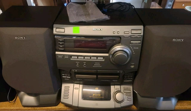 SONY LBT-XB200 COMPACT Hi-Fi Stereo System 5 Cd Changer Retro Vintage £ ...