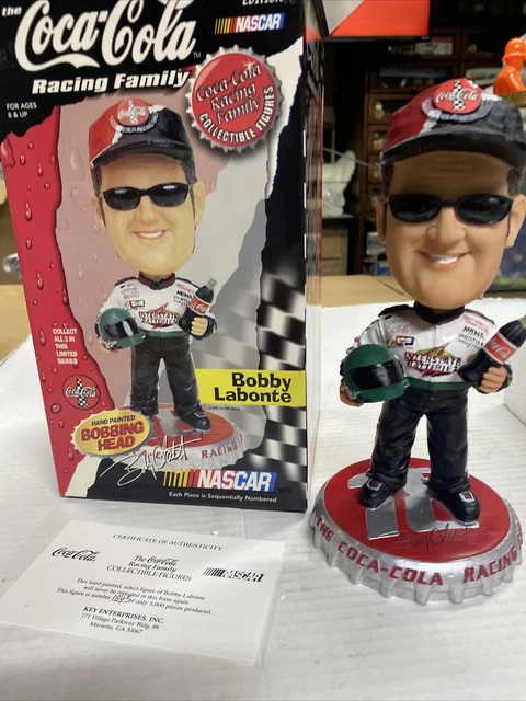 COCA-COLA NASCAR RACING Bobby Labonte Limited Edition Bobble head 1845/ ...