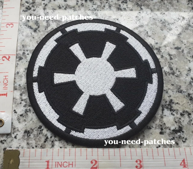 DISNEY'S STAR WARS Galactic Empire Logo Patch Emblem Imperial Cog ...