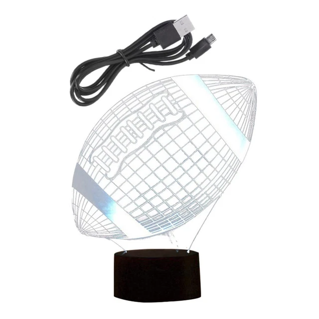 1SET RUGBY LAMP Unique Colorful Light Festival LED Light Black £15.25 ...