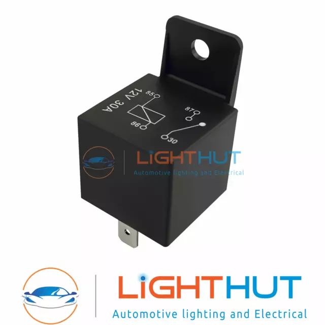 12V 40A 4 Pin Relay Universal Automotive Car Boat Bike Rally Motorsport ...