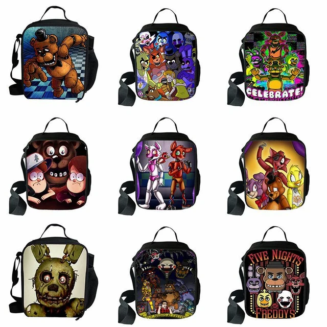 FNAF FIVE NIGHTS at Freddy's Lunch box School Lunch Bag Bonnie bear ...