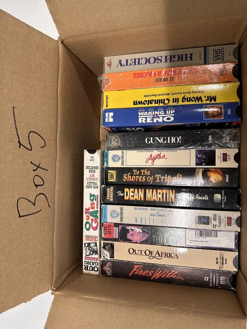 VHS TAPE QTY 13 LOT VHS Tapes Bulk Group Vintage Comedy Classic War ...