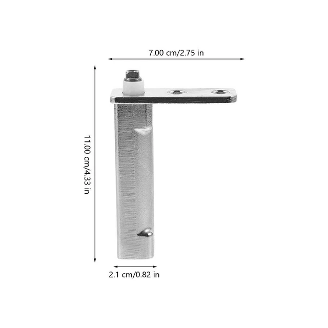 2 PCS STAINLESS Steel Freezer Door Hinges Replacement Refrigerator Door ...