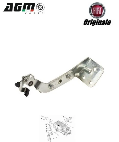 CHARIOT SX GUIDARULLO Porte Coulissante Original Fiat Ducato 250 ...