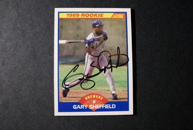CARTE DE BASEBALL ROOKIE GARY SHEFFIELD signée 1989 score #625 EUR 0,94 ...
