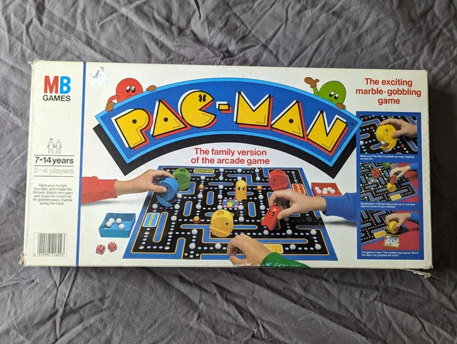 RARE VINTAGE PAC Man Board Game MB 1982 Just Two Power Pills Missing £ ...