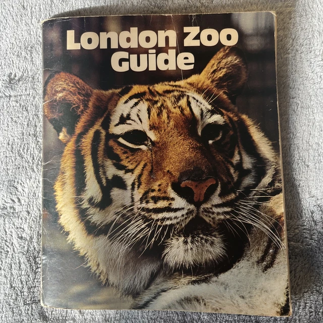 LONDON ZOO GUIDE Zoological Society of London 1973 Illustrated & Photos ...