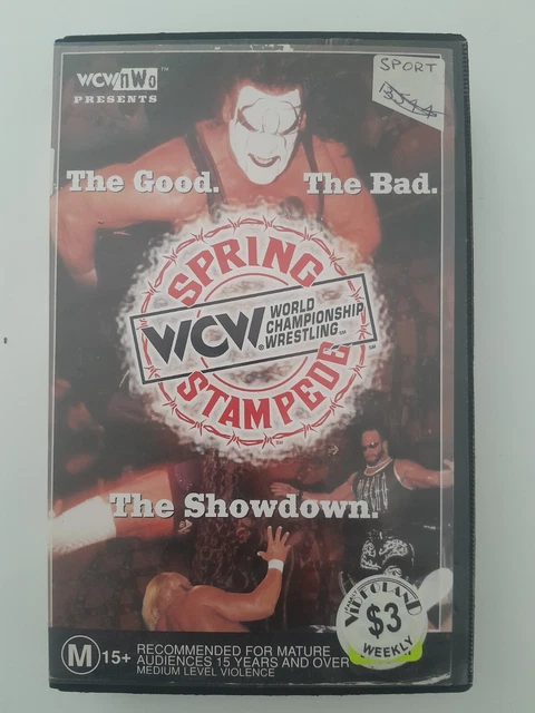 WWE WWF WCW Spring Stampede 1998 Wrestling Vhs Video $25.00 - PicClick AU