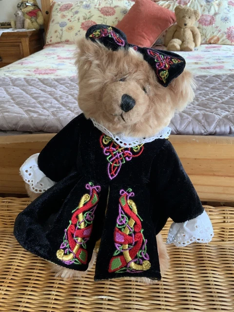 TRADITIONAL CRAFT WEAR Irish Dancing Bear 11" Tall BNWT £14.99 ...