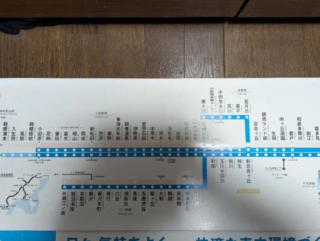 LATE 1990S ODAKYU Line route map large format $375.33 - PicClick CA