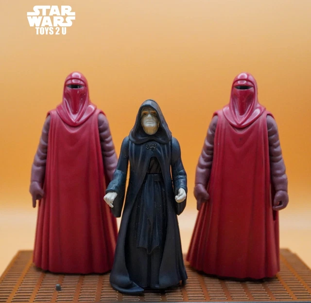 STAR WARS FIGURE 1995 Potf Collection Emperor Palpatine + Royal Guards ...