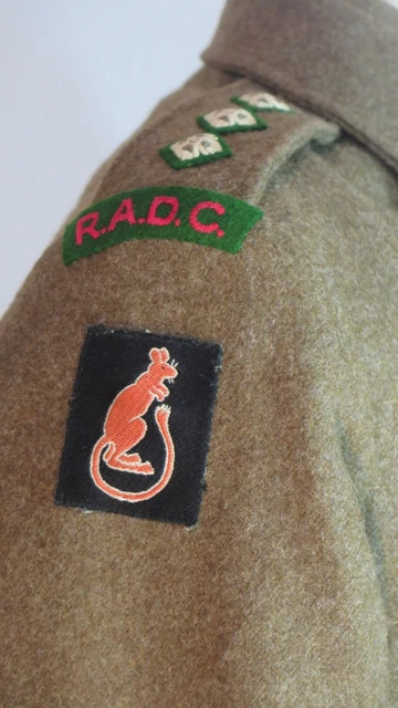 RADC BATTLEDRESS BLOUSE Jacket : 7th Armoured Division : ROYAL ARMY ...