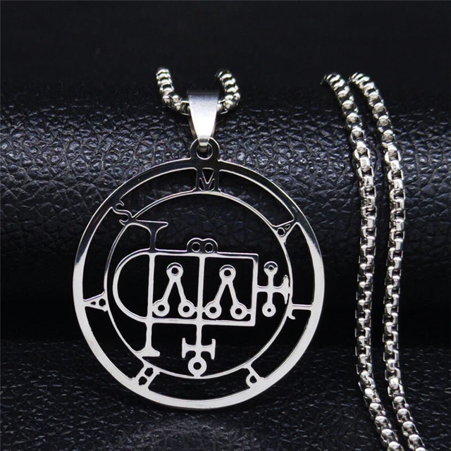 MALPHAS DEMON SEAL Pendant (Occult Goetia Sigil) 3.5cm £10.90 - PicClick UK