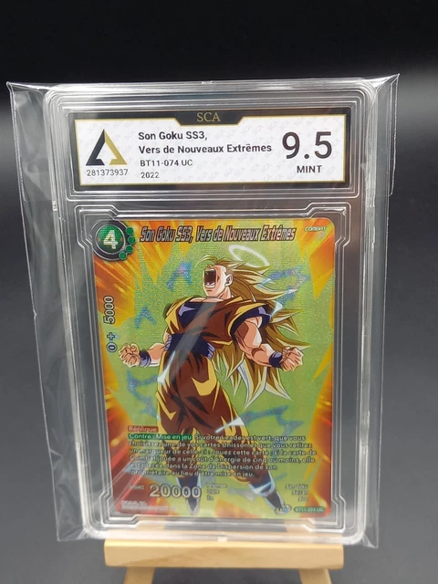 CARTE DRAGON BALL Son Goku Ultra instinct l'inaretable DB1 021 SR FR SCA 9.5 PSA EUR 26,00 ...