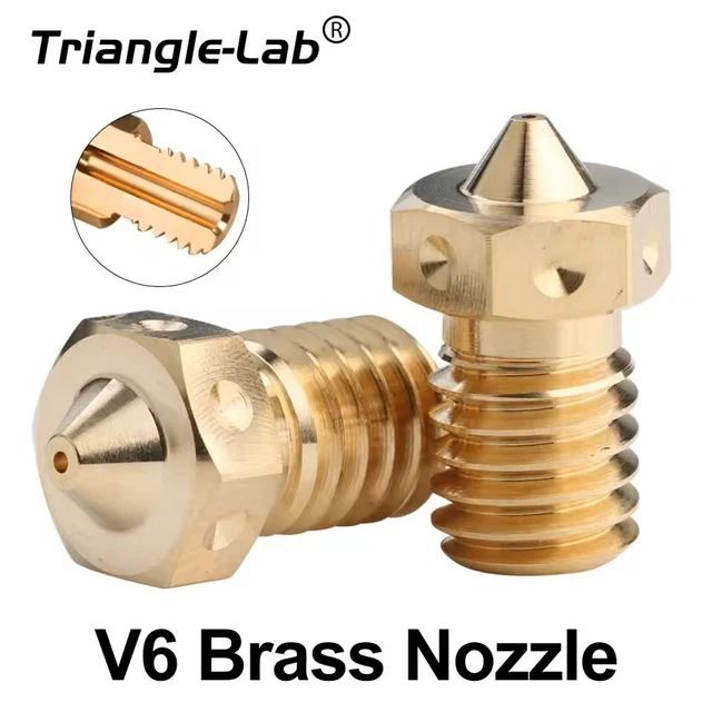 TRIANGLELAB V6 NOZZLE Düse Set Messing 0,3 0,4 0,6 mm EUR 8,00 - PicClick DE