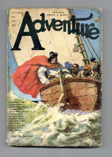 ADVENTURE PULP/MAGAZINE VOL. 60 #1 GD 1926 £14.95 - PicClick UK