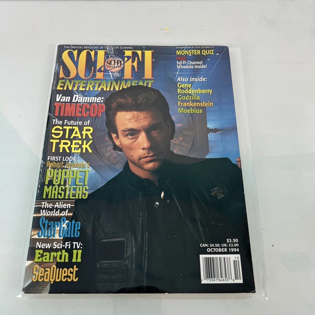 OCTOBER 1994 SCI-FI ENTERTAINMENT magazine TIME COP - VAN DAMME ...
