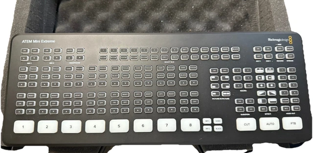BLACKMAGIC DESIGN ATEM Mini Extreme 8 x 2 HD Video Switcher with USB ...