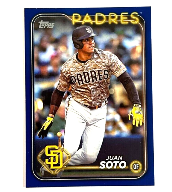 2024 TOPPS SERIES 1 Juan Soto #50 San Diego Padres Blu Parallelo EUR 3 ...