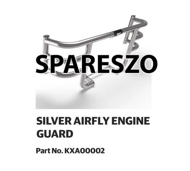 ROYAL ENFIELD NEW Classic 350 & Meteor 350 Silver Airfly Engine Guard ...