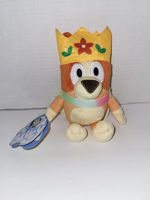 PELUCHE DE BINGO Bluey Friends - Princess Bluey & Queen 8 pouces neuve ...