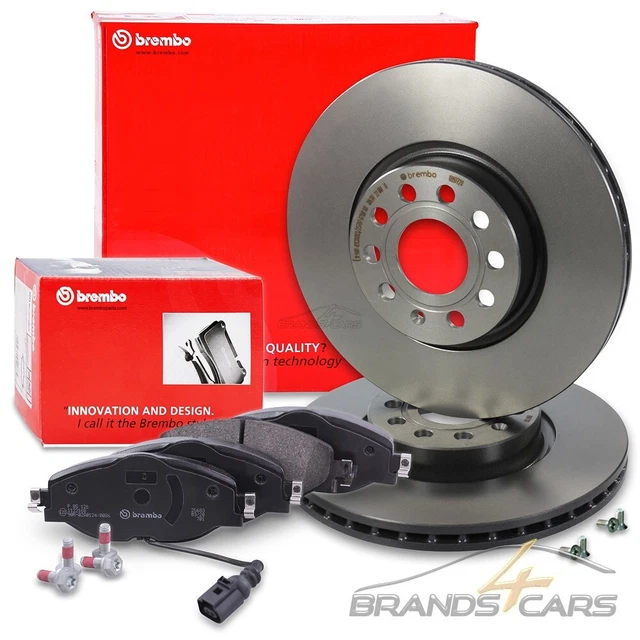 BREMBO BREMSSCHEIBEN+BELÄGE VORNE Für Audi A3 8V Cupra Formentor Seat Leon 5F Kl EUR 123,99 ...