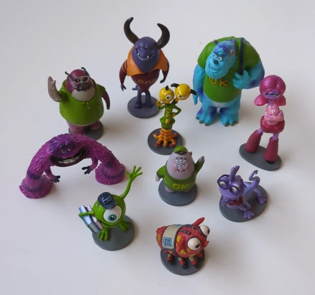 DISNEY STORE PIXAR Monsters University Deluxe Figure Set, Sulley Mike ...