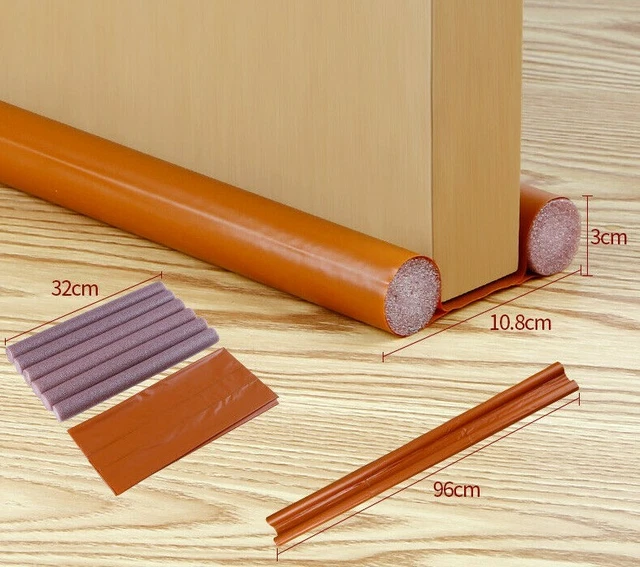 FLEXIBLE DOOR BOTTOM Sealing Strip Guard Threshold Seal Draft Wind Dust ...