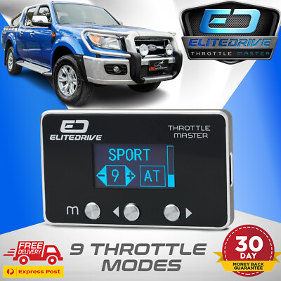 ELITEDRIVE THROTTLE CONTROLLER Fits Ford Ranger PJ PK 2006 - 2011 - 9 ...