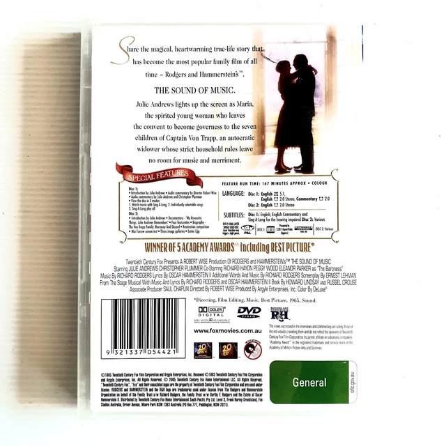 HEIDI 5 X Bundle DVD Sound Of Music, Flying Machines, Chitty, Mary ...