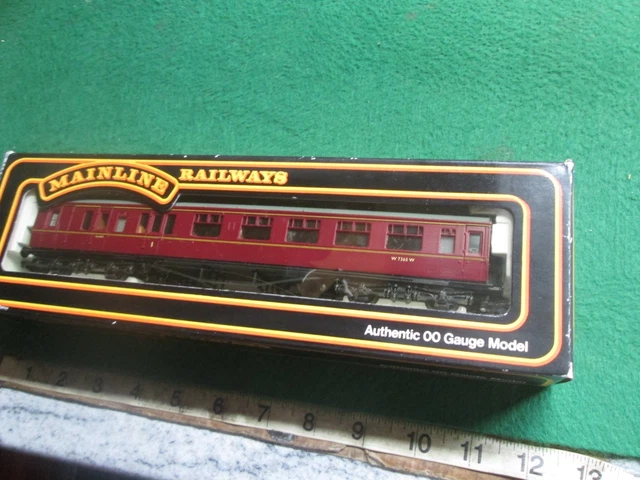 MAINLINE BR COLLETT 60` 1St/2Nd Brake Coach W7365W (Oo Gauge) Boxed Lot ...