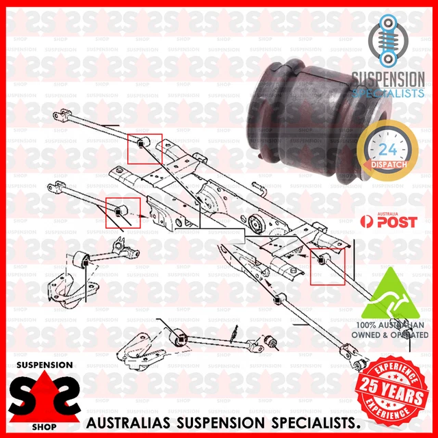 REAR AXLE MOUNTING, Control/Trailing Arm Suit DACIA Duster Suv Van 1.6 SCe 115 EUR 18,58 ...