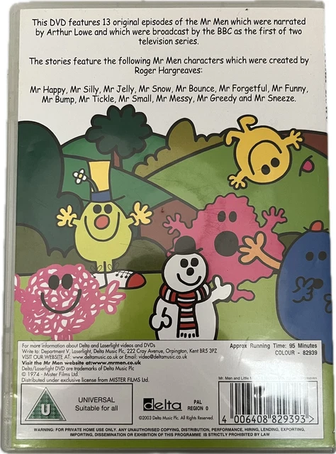 MR MEN - Series 1 - Complete, Mister Men, DVD, Childrens Animation #MCB ...