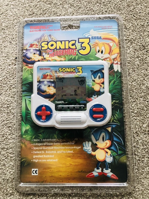 SEGA TIGER SONIC The hedgehog Lcd Sonic 3 New Sealed Rare £255.52 ...