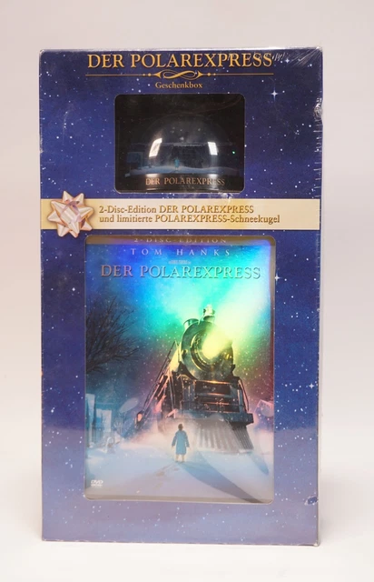 TOM HANKS THE Polar Express Gift Box 2 Disc Edition Incl. Snow Globe ...