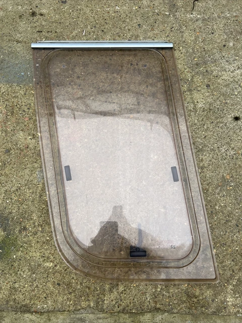 POLYPLASTIC, FRONT OFFSIDE Window , Fleetwood Heritage Caravan , 2003 ...