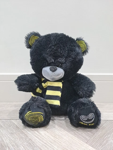 ALTON TOWERS THE Smiler Teddy Bear Large Plush Cuddly Soft Toy Black ...