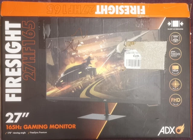 ADX FIRESIGHT 27& A27GMF22 FHD 165Hz Gaming Monitor 27HF165 £84.00 ...