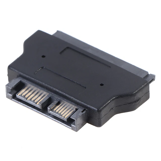 SATA 22PIN TO 13Pin Slimline SATA Adapter 7+15 Serial Female to 7+6 ...