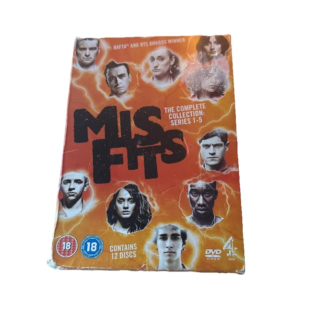 MISFITS COMPLETE COLLECTION DVD Box Set Channel 4 TV Series 1-5 £20.47 - PicClick UK