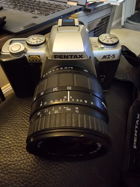 CAMERA SLR PENTAX MZ5 with Sigma 28-70mm lens manual and carry bag $30. ...