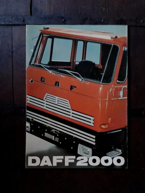 CAMION TRUCK DAF 2000 DHB SERIES brochure epoca originale In Italiano ...