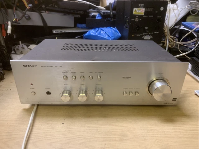SHARP SM-1144 AMPLIFIER integrated amplifier - 100% Not Fully Tested £ ...