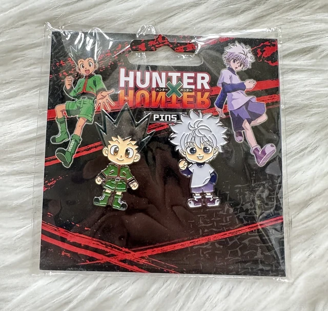 HUNTER X HUNTER Gon Freecss & Killua Zoldyck Metal Pin Set Anime £7.49 ...